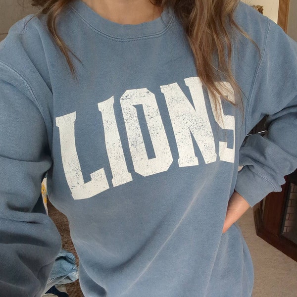 Custom Football Mascot Shirt, Comfort Colors Distressed Team Spirit Tee ...