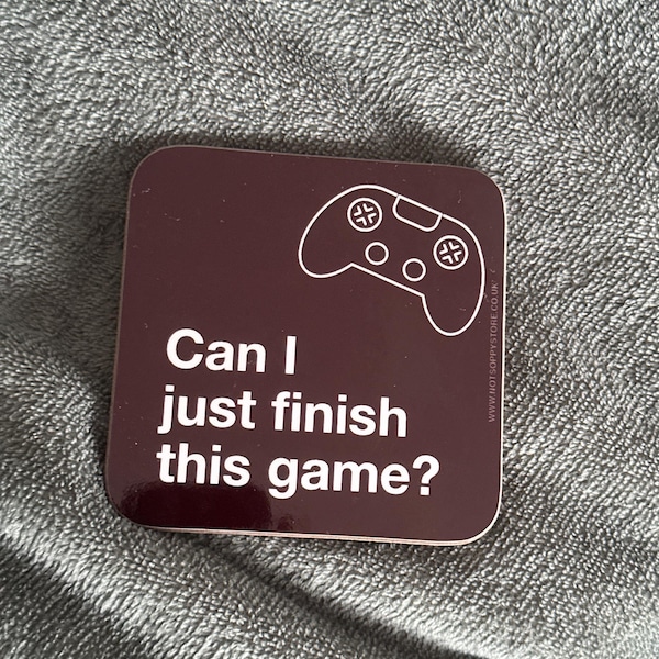 Gamer Drinks Coaster – Gift for Gamer – Stocking Filler, Secret Santa ...