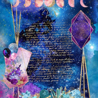 Galaxy Graphics Bundle, Celestial Space and Universe Clipart and ...