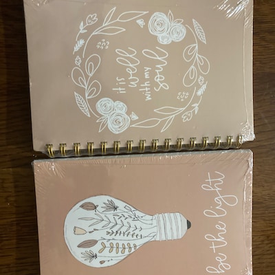 Christian Notebook Soft Cover Bible Journal Spiral Notebooks Prayer ...