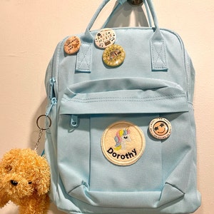 Personalized Name Embroidered Patches Name Badge Backpack - Etsy