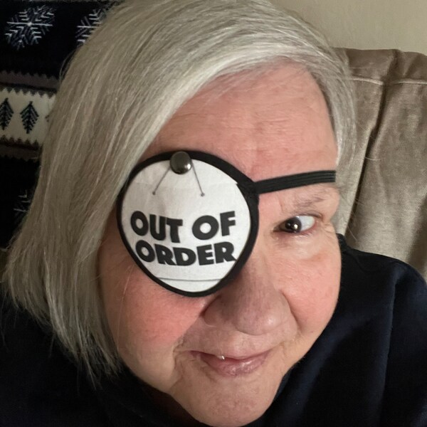 Out of Order Sign Eye Patch /eye Cover /ocular Aid / Vision Accessory ...