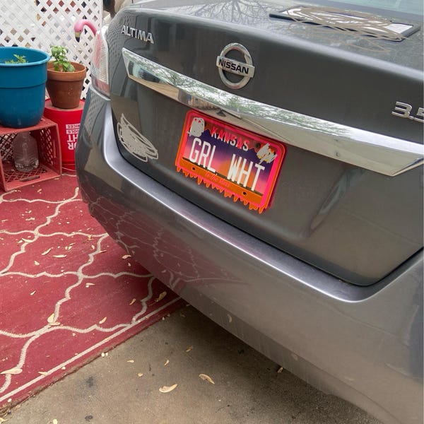 Slime Ooze License Plate Frame Cover, Car Show, JDM Plate, Tuner Plate ...