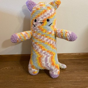 Big Long Cat Crochet Pattern. Create You Own Big Long Cat Amigurumi ...