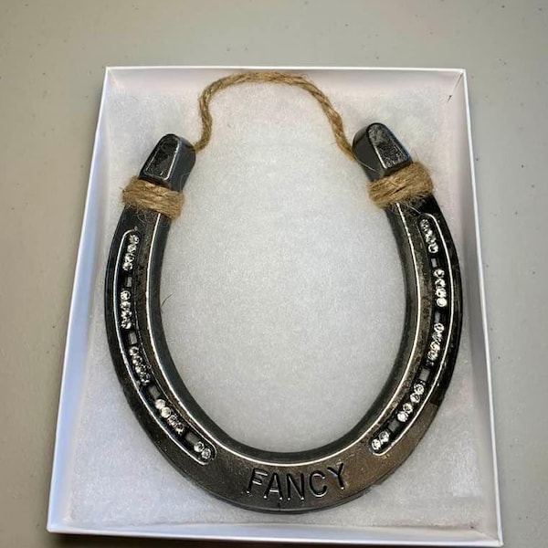 Engraved Horseshoe, Customized Western Decor, 6th or 11th Anniversary ...