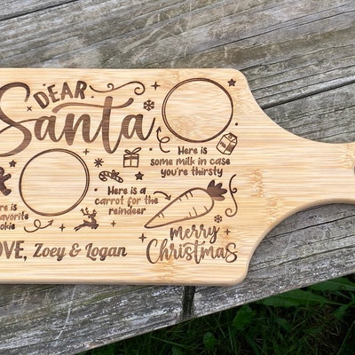 Dear Santa Tray SVG Bundle Christmas SVG Santa Tray SVG - Etsy