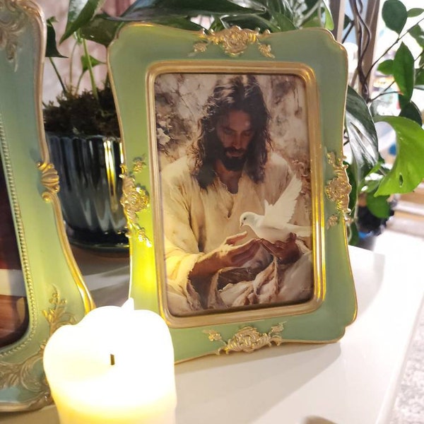 JESUS BLESSING CATS Art Jesus With Cats Canvas Print Jesus Animals ...