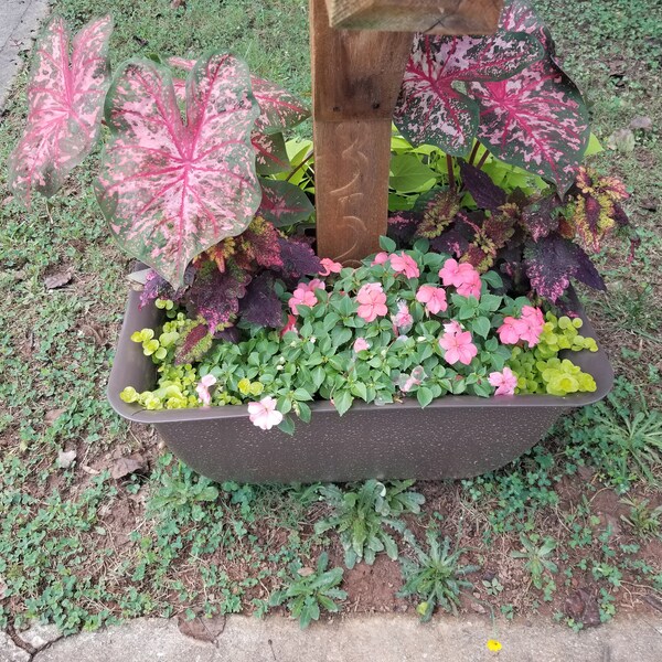 Brilliant White Snappot® Post Planter Kit-flower Pot for Mailbox Post ...