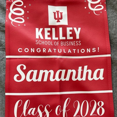 Custom College Bound Yard Flag, Custom College Sign, College Garden ...