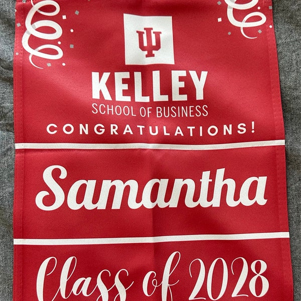 Custom College Bound Yard Flag, Custom College Sign, College Garden ...