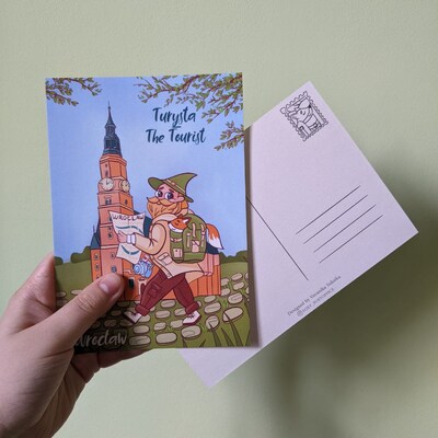 Set of 5 Spring Postcards With Dwarfs From Wroclaw pocztowki - Etsy
