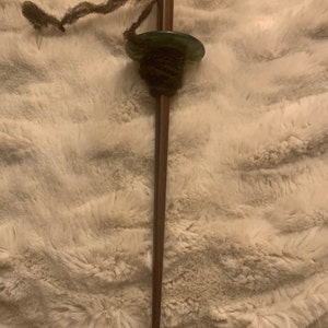 Top Whorl Drop Spindle, Fancy Stone - Etsy