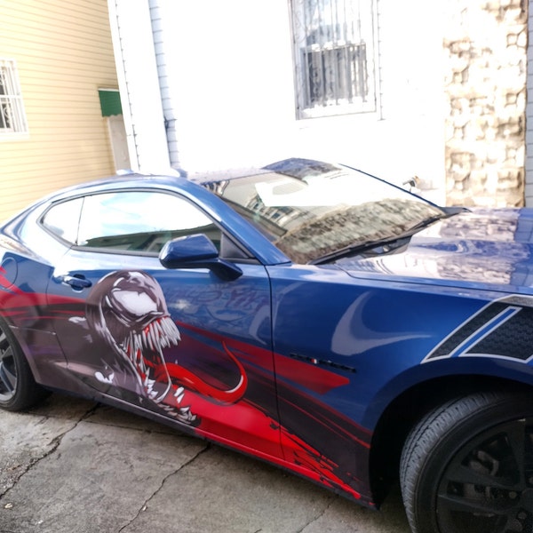 Deadpool Super Hero, Villain Inspired Car Side Decal, Universal Size ...