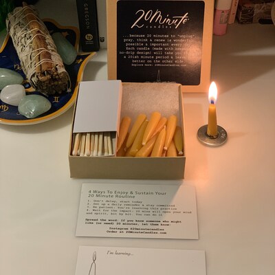 20 Minute Candles Custom Set - Etsy