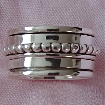 Narrow Silver Thumb Ring, 925 Sterling Silver Rings Men Women, Thin ...