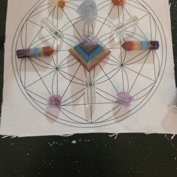 Chakra Balancing Crystal Healing Grid - Healing Crystals Sacred ...