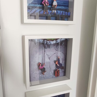 Street Fighter Chun Li Cammy Shadow Box Video Game Gift - Etsy