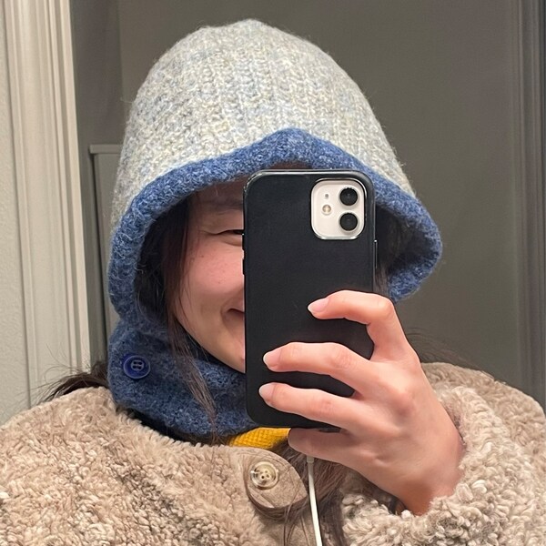 Hand Knitted Balaclava, Cute Crochet Balaclava, Warm Balaclava Hat ...