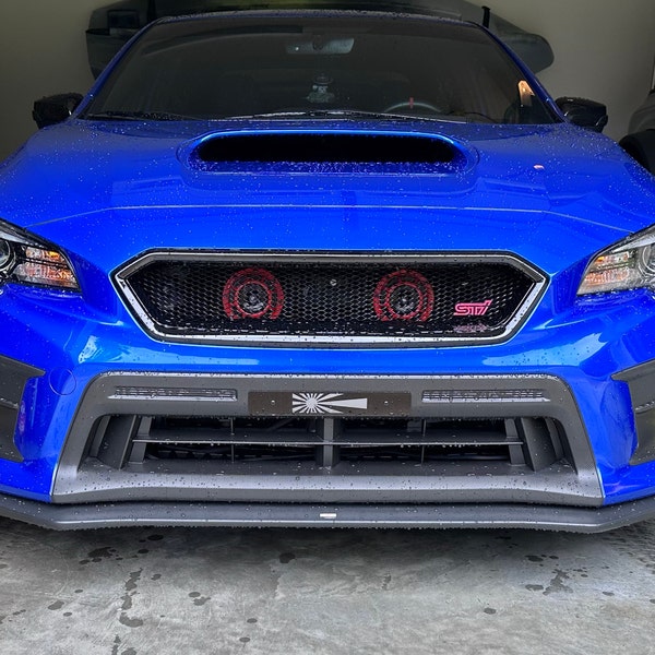 Subaru WRX STI License Plate Delete: Japanese Design Acrylic (210mm) - Etsy