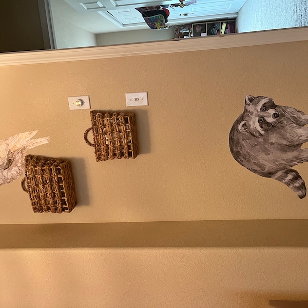 Deer and Forest Animals Wall Decals – Watercolor Woodland Set With ...