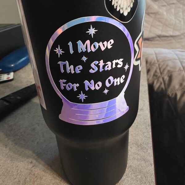 Holographic Moon Phase Sticker / Witchy Car Stickers / the Moon Sticker ...