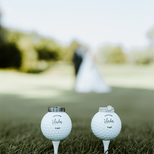 Classy Wedding Golf Ball Favors - Personalized Golf Balls - Custom Golf ...