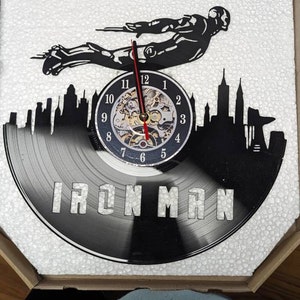 The Beatles Vinyl Record Silent Clock, Vintage Rock Band Decor, Laser ...