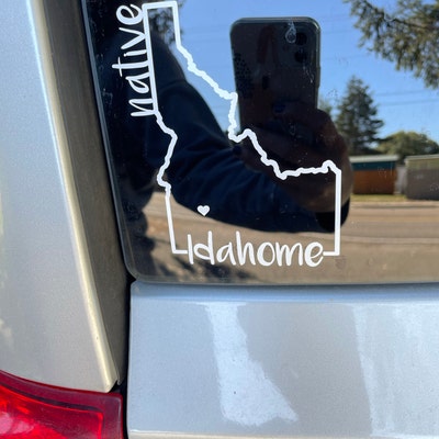 Idaho Native Car Decal - Etsy
