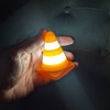 Traffic Cone Night Light, Pylon Light-up LED Office/game Room Decor ...