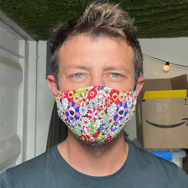 Handmade 3D Kawaii Face Mask/ Cloth Mask/ Fabric Mask W/ Filter Pocket ...