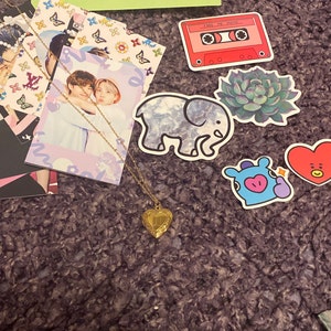 BTS Heart Locket Necklace Luxury Jewelry Photo Locket Shine, Dream ...