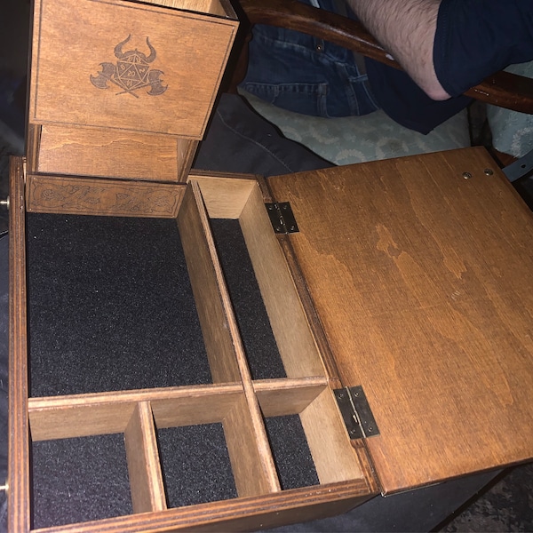 Engraved Dice Tray Conan the Barbarian Snake Dice Box Character RPG Box ...