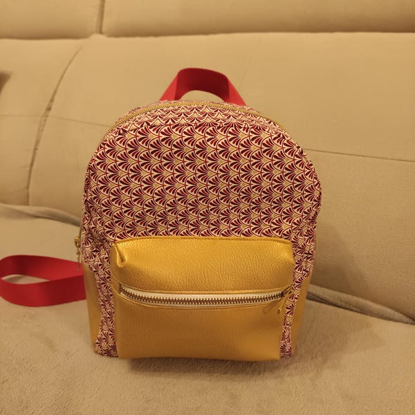 Mini Backpack Sewing Pattern, Cute Small Backpack, Unisex Backpack Tutorial, Small Rucksack, PDF ...