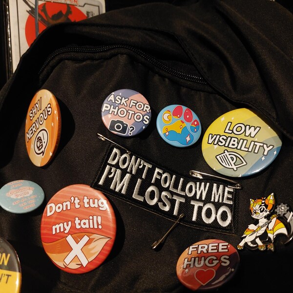 Fursuit & Cosplay Awareness Button Badges 38mm or 58mm - Etsy