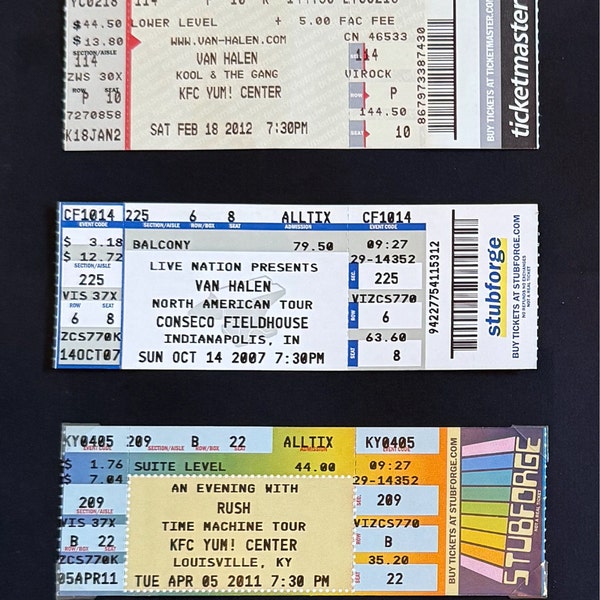 Custom Concert Ticket - Fully Customizable - Ticketmaster Fake Concert ...