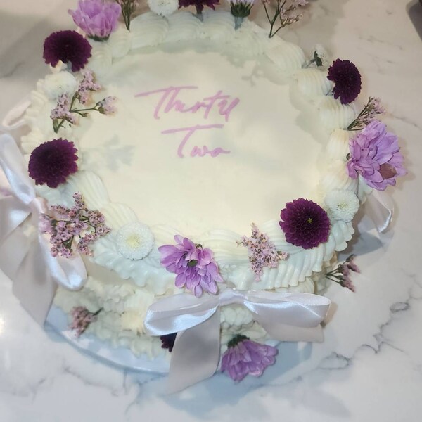 Custom Flat Lay Cake Topper Heart Cake Topper Birthday Cake Charm ...