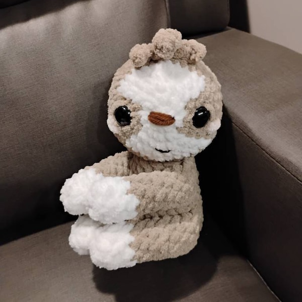 PATTERN: Sid the Plush Sloth Pattern - Amigurumi Sloth Pattern ...