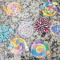 Year of the Snake 2025 Spiral Snake Printable DIY Paper Toy Kids ...