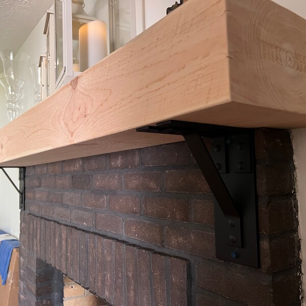 Heavy Iron Mantel Bracket, SOLD INDIVIDUALLY, Industrial Bracket ...