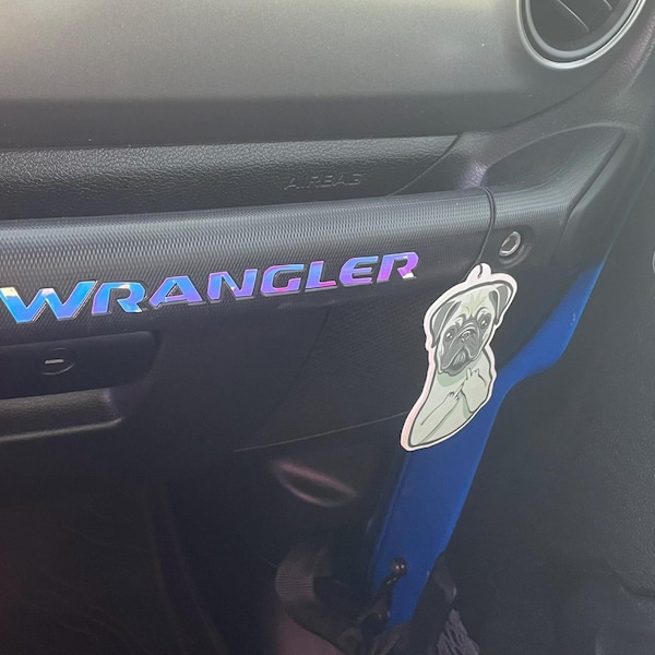 Holographic Crystal - Jeep Wrangler JL 2018 2019 2021 Gem Glitter Decal ...