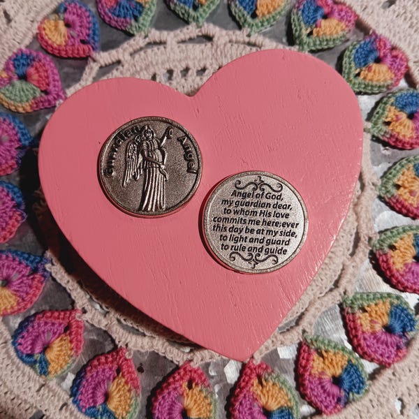Angel of God Pocket Token - Etsy