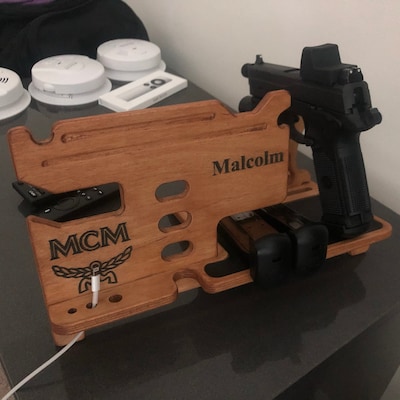 Charging Station Organizer and Gun Rack. Gun Lover Gifts - Etsy