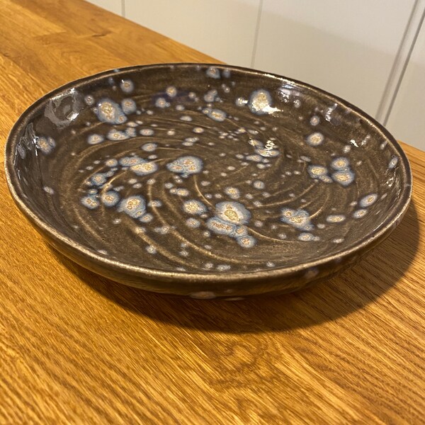 Sharing Bowl | Textured Satin Turquoise - Etsy