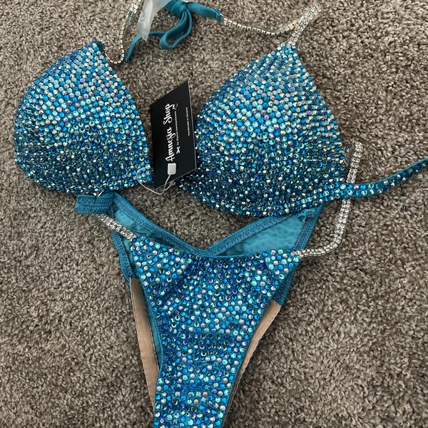 Competition Set - Rhinestone Fitness - NPC - IFBB - WBFF - Figure ...