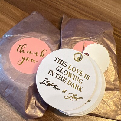 Round,personalized Gift Tags, Wedding Gift Tags, Guest Gift Tags, Guest ...