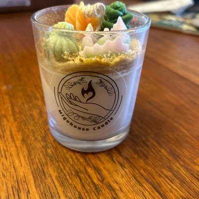 Daisy Candle Flower Candle Pastel Candles Pastel Color Candle Spring ...