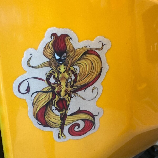 Queen Tyr'ahnee and Commander X-2 ('duck Dodgers') Art Sticker - Etsy