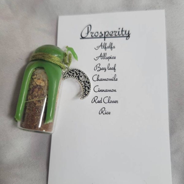 Prosperity Spell Jar - Money Spell Jar - Prosperity Spell - Wealth ...