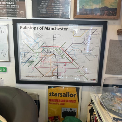 Pubstops of Cambridge the Original Pub Map - Etsy UK