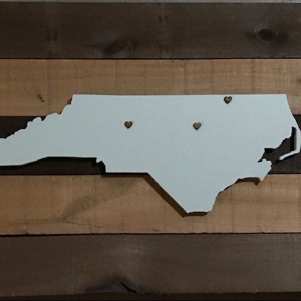 North Carolina State (large) Wood Cut Out - Laser Cut - Etsy
